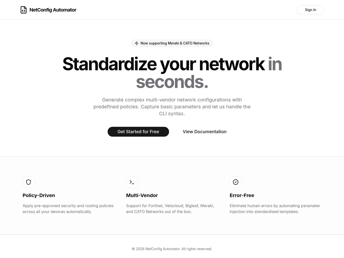 NetConfig Automator
