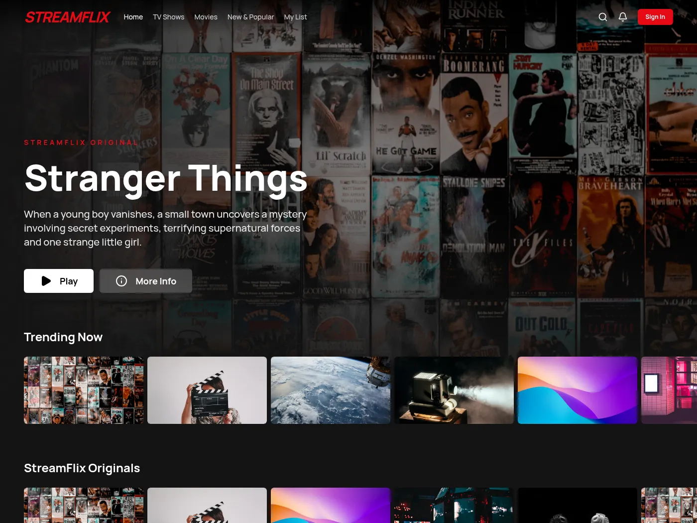 StreamFlix Clone
