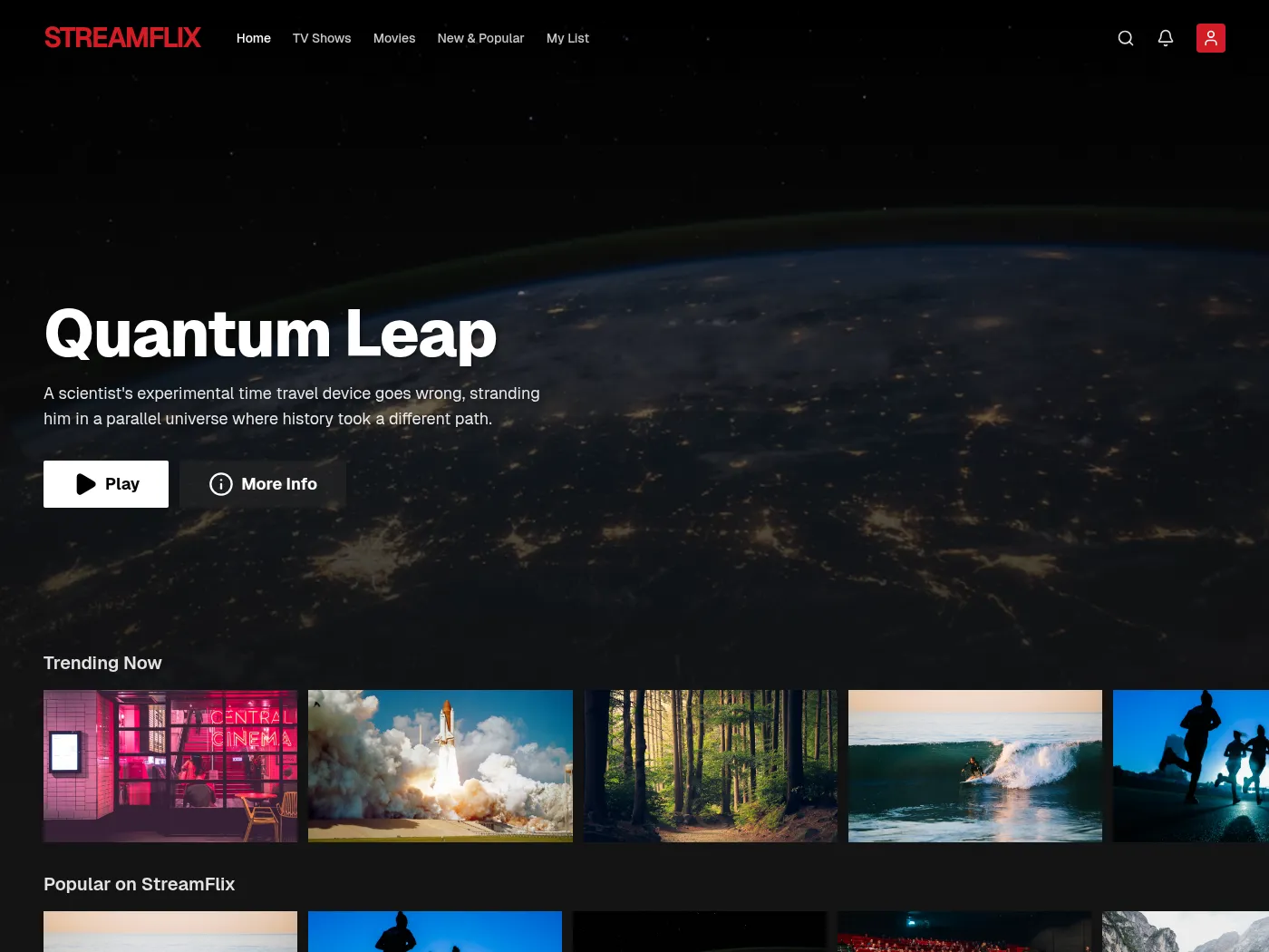 StreamFlix Clone