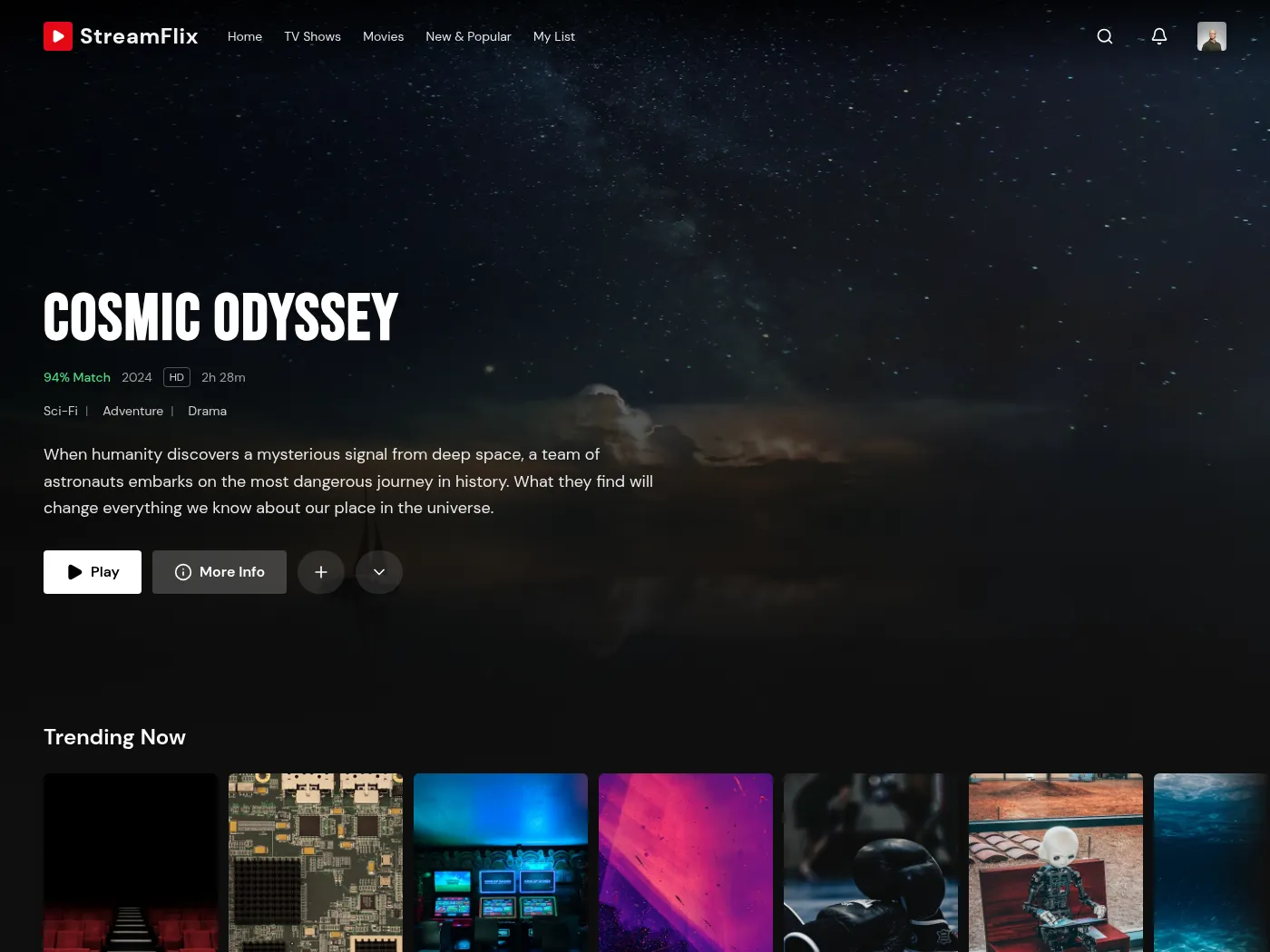 StreamFlix Clone