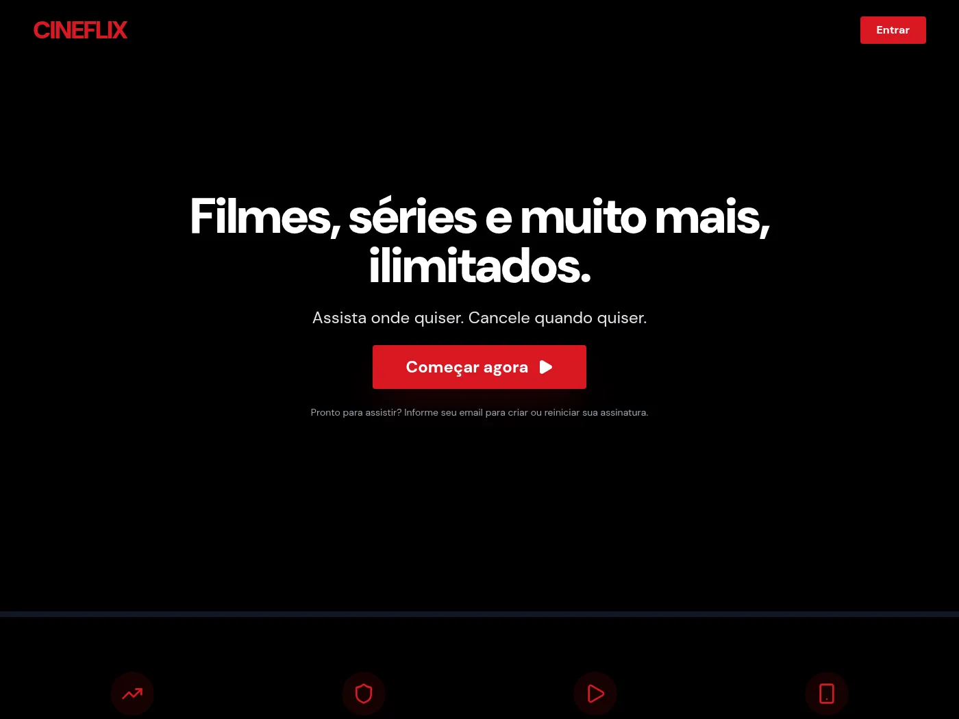CineFlix Streaming Site