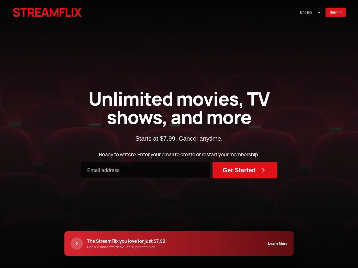 StreamFlix Web