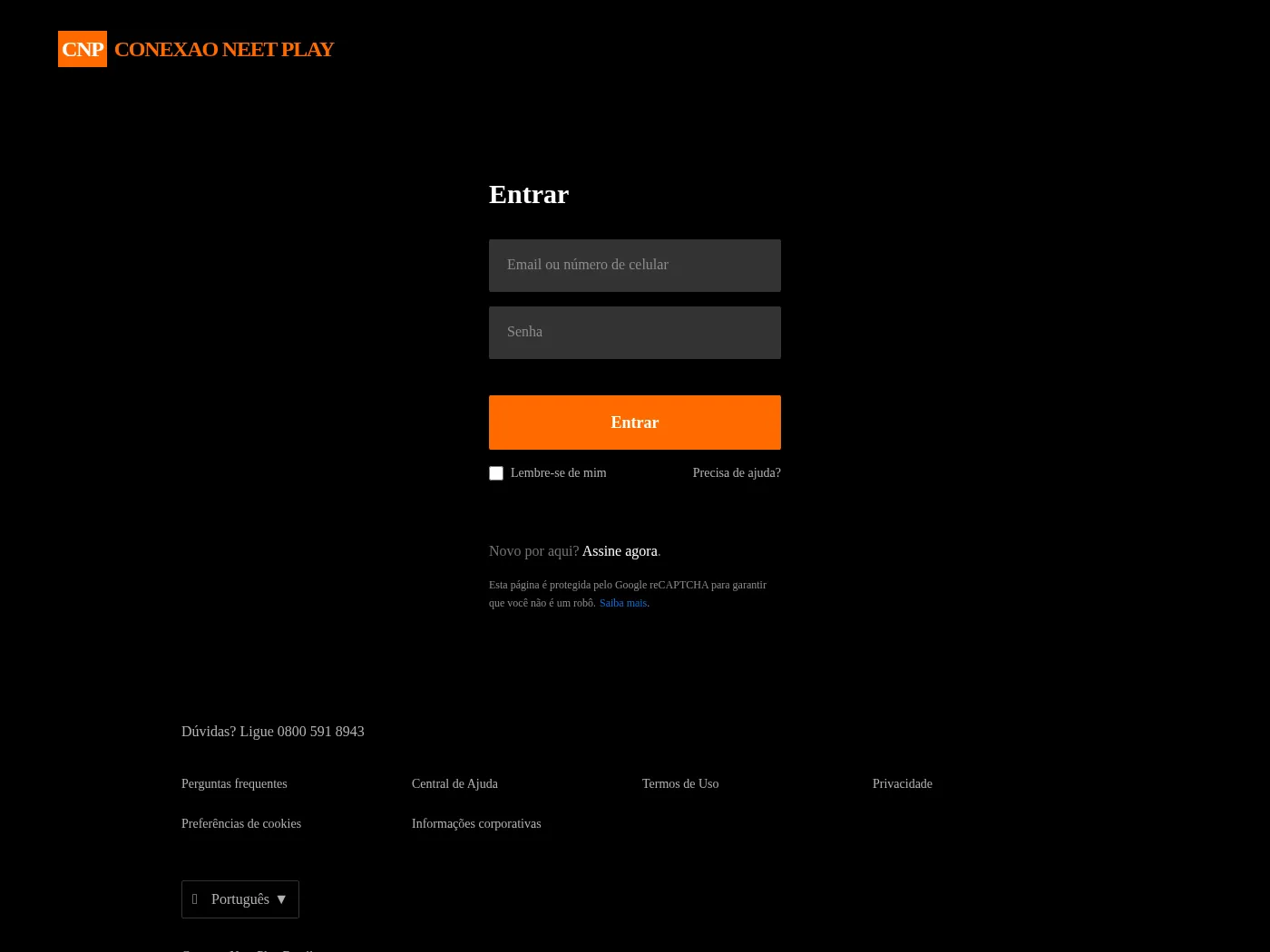 Netflix Login Clone