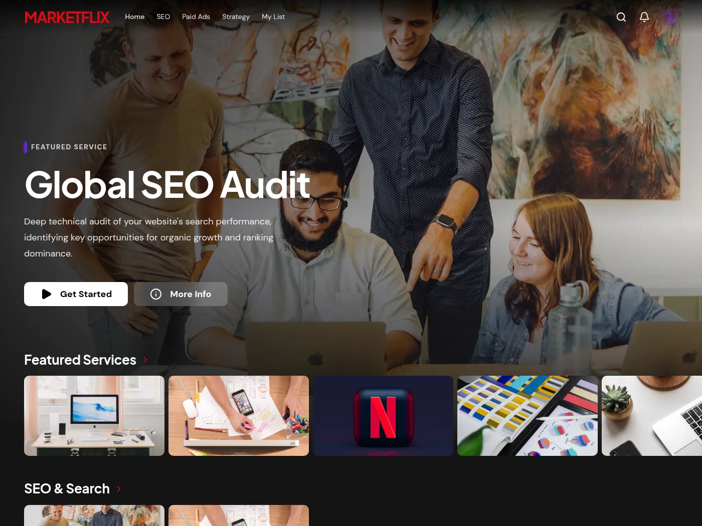 Netflix Marketing Hub