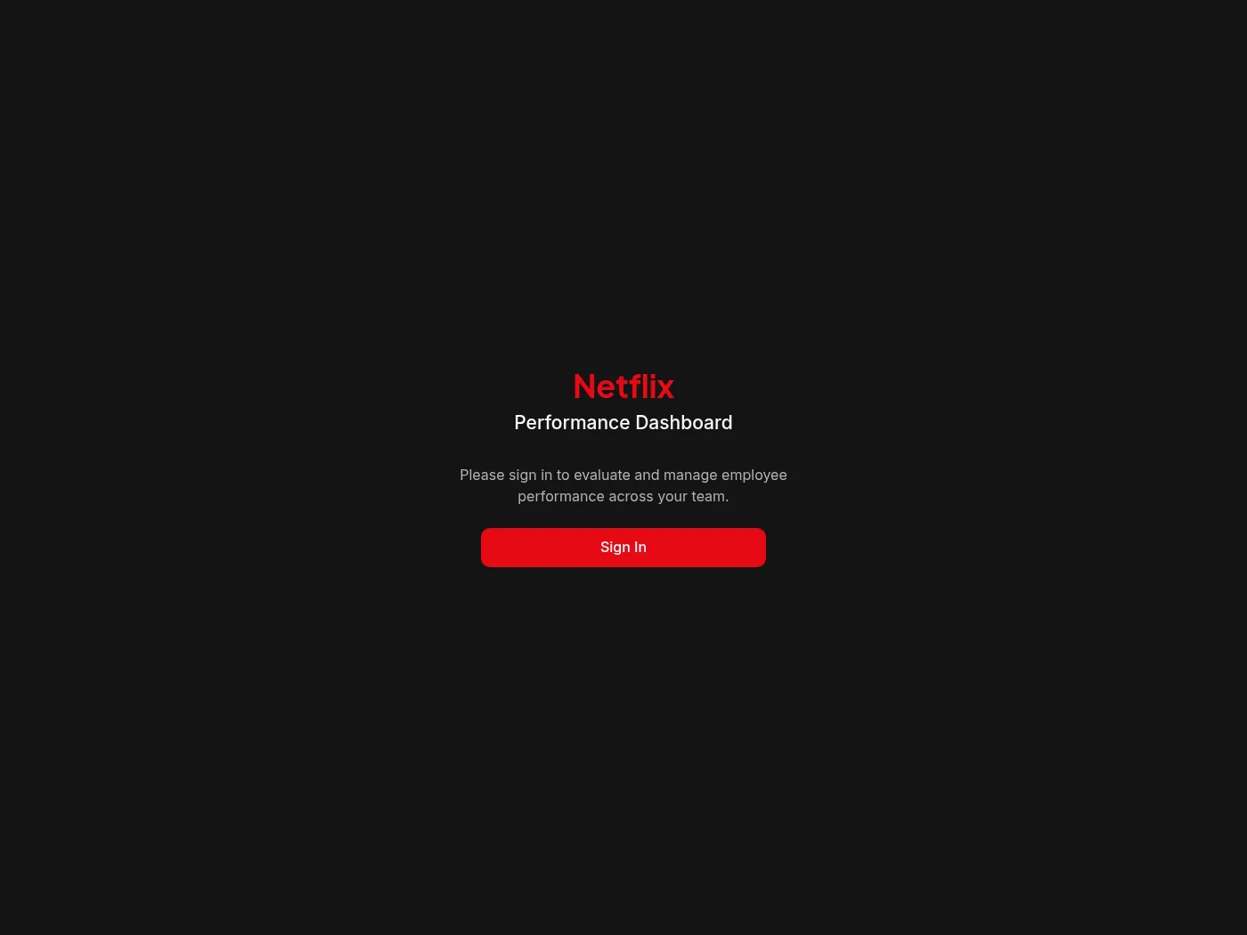 Netflix Performance Dashboard