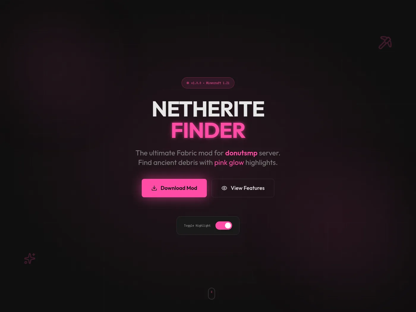 Netherite Finder Mod