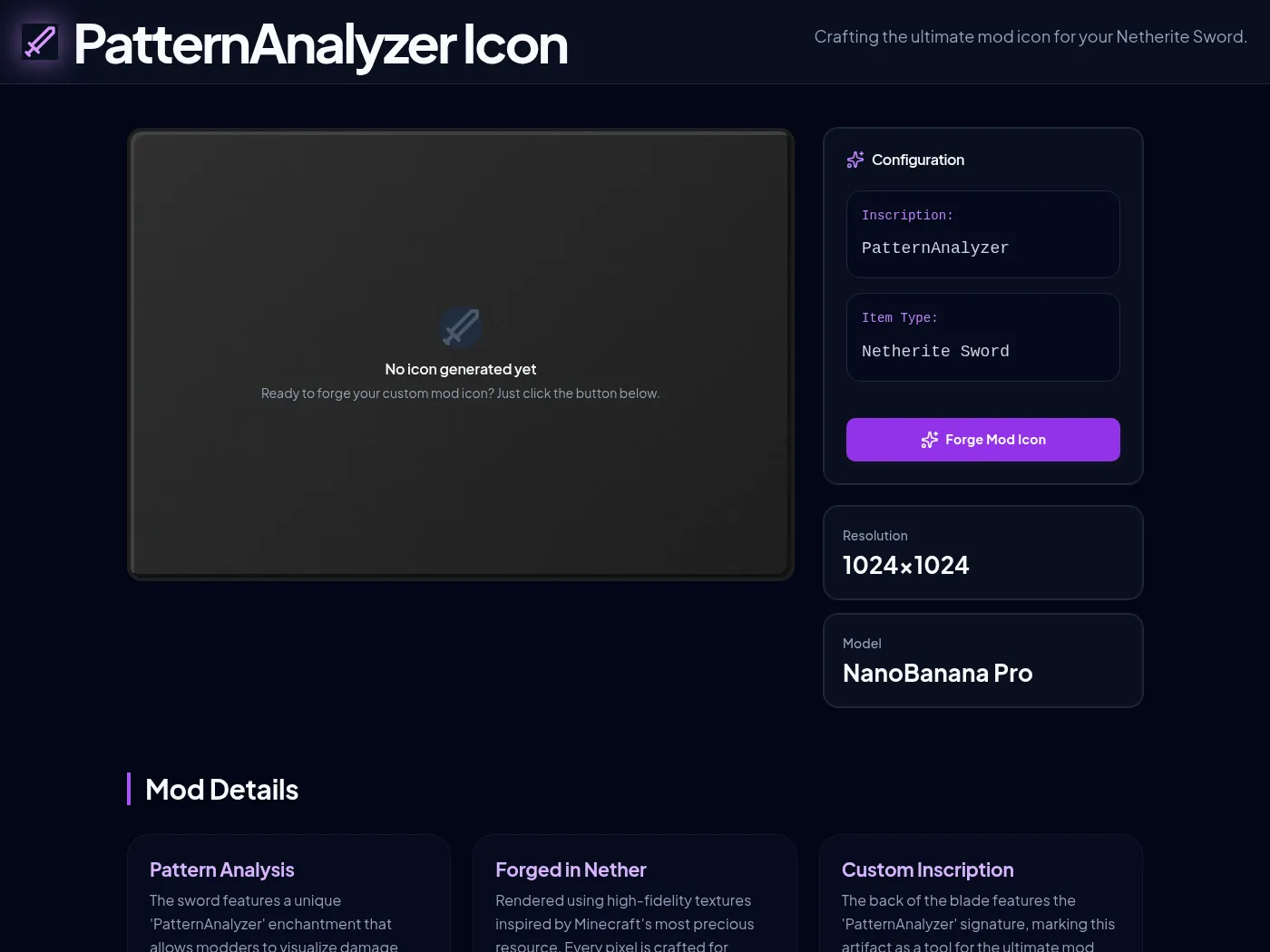 PatternAnalyzer Icon Mod