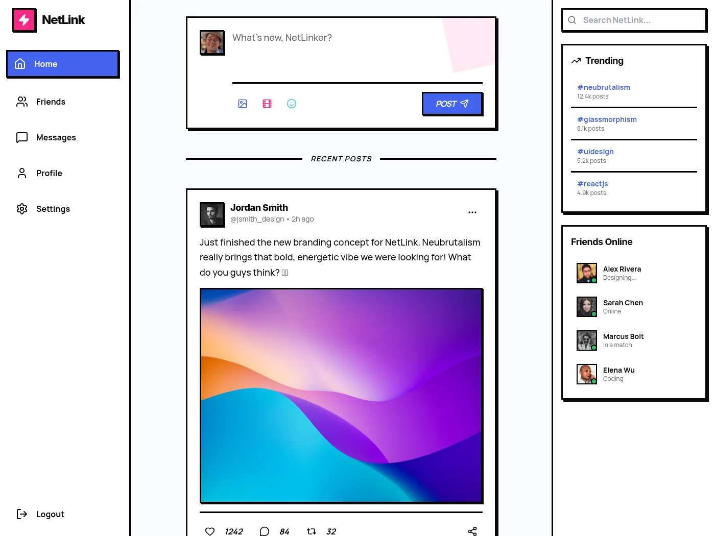 NetLink Social Feed