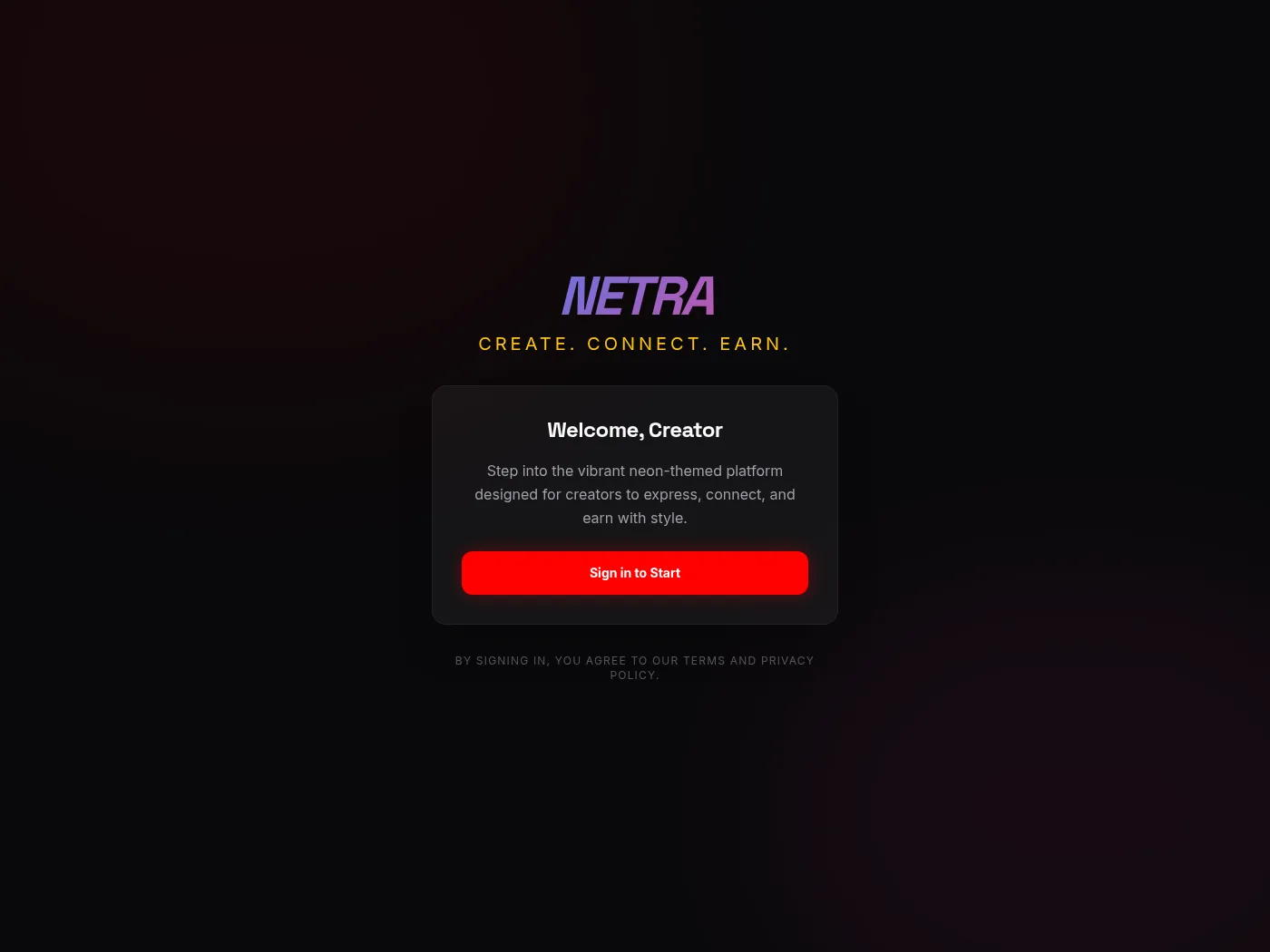 Netra Creator Platform