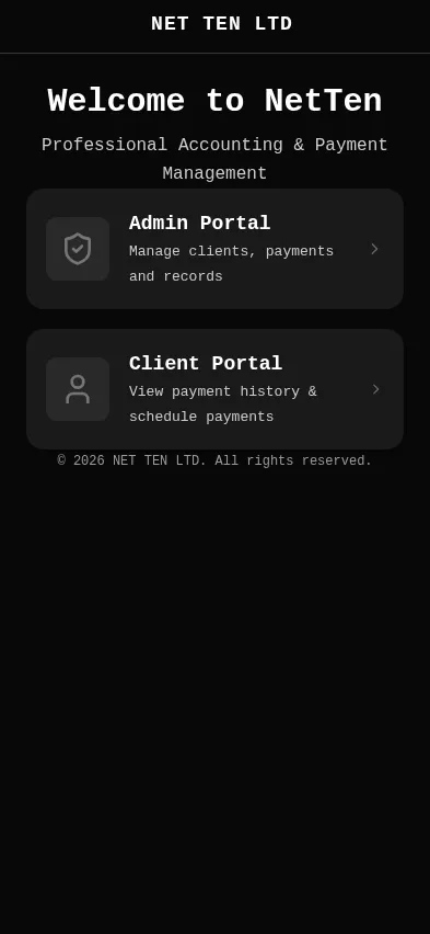NetTen Accounting App