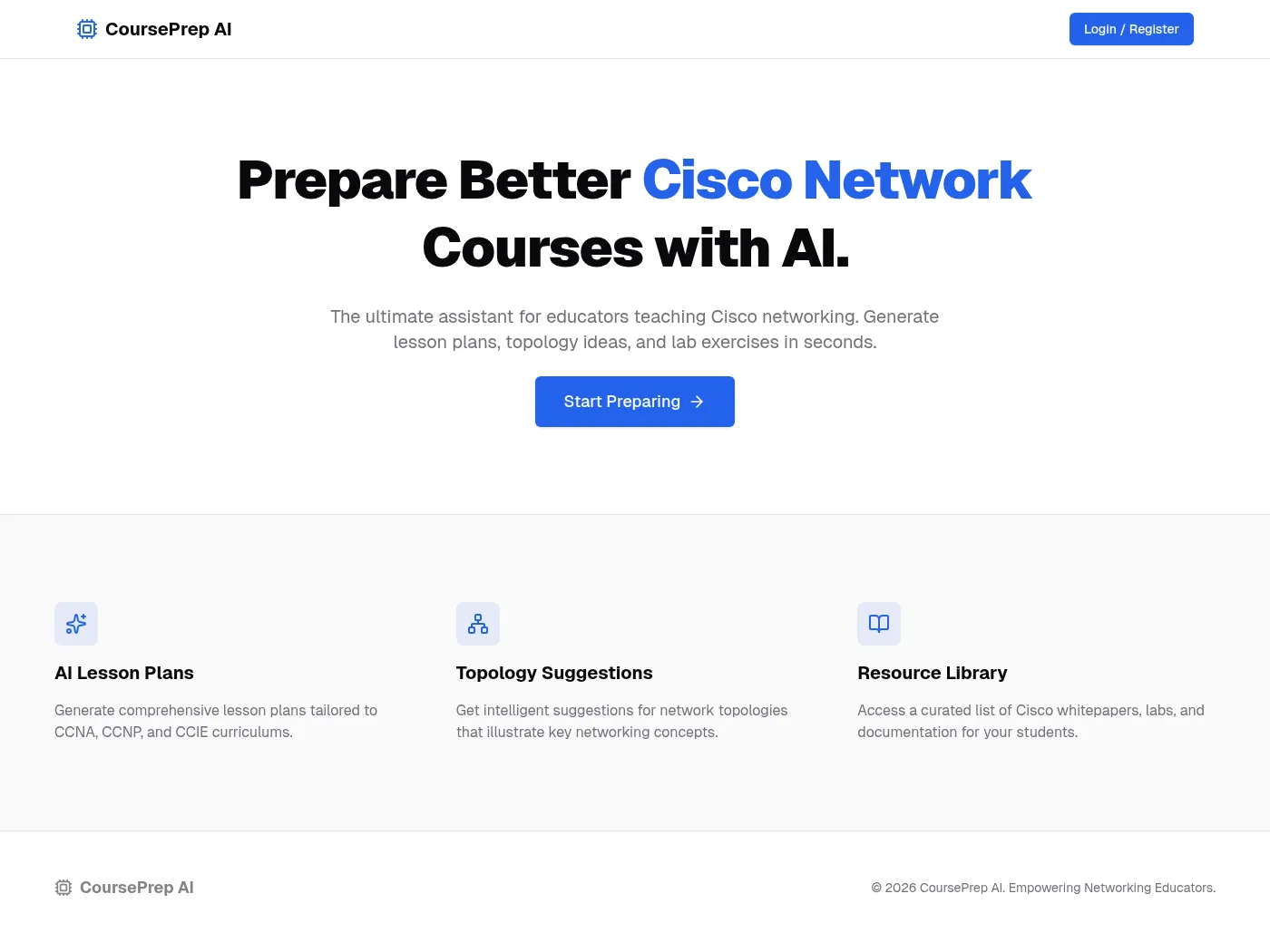 CoursePrep AI Assistant