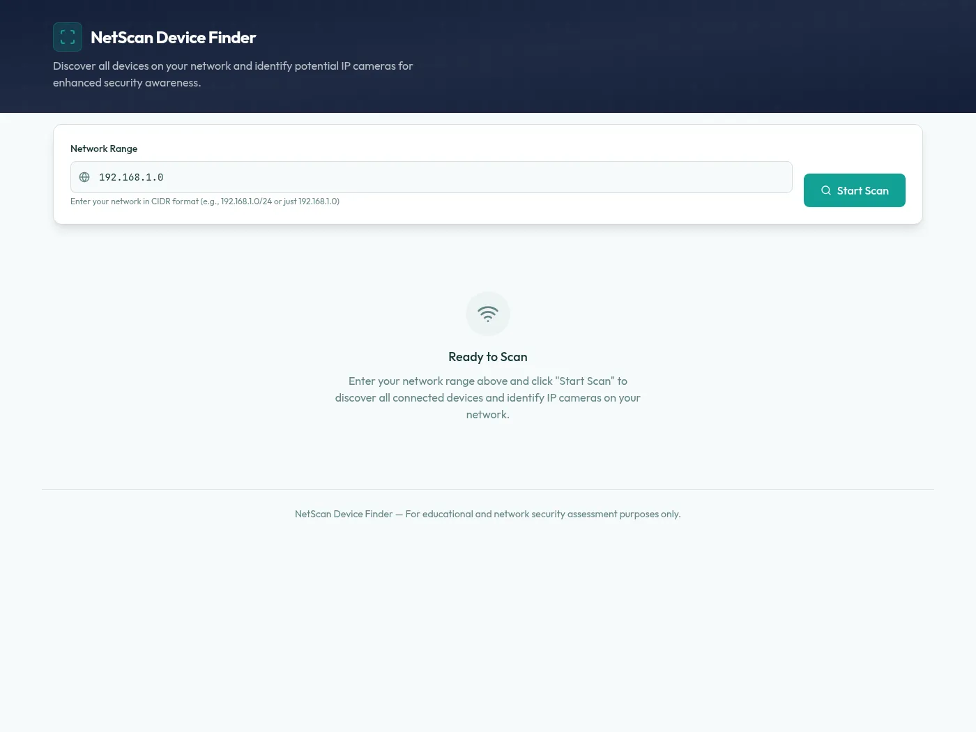 NetScan Device Finder