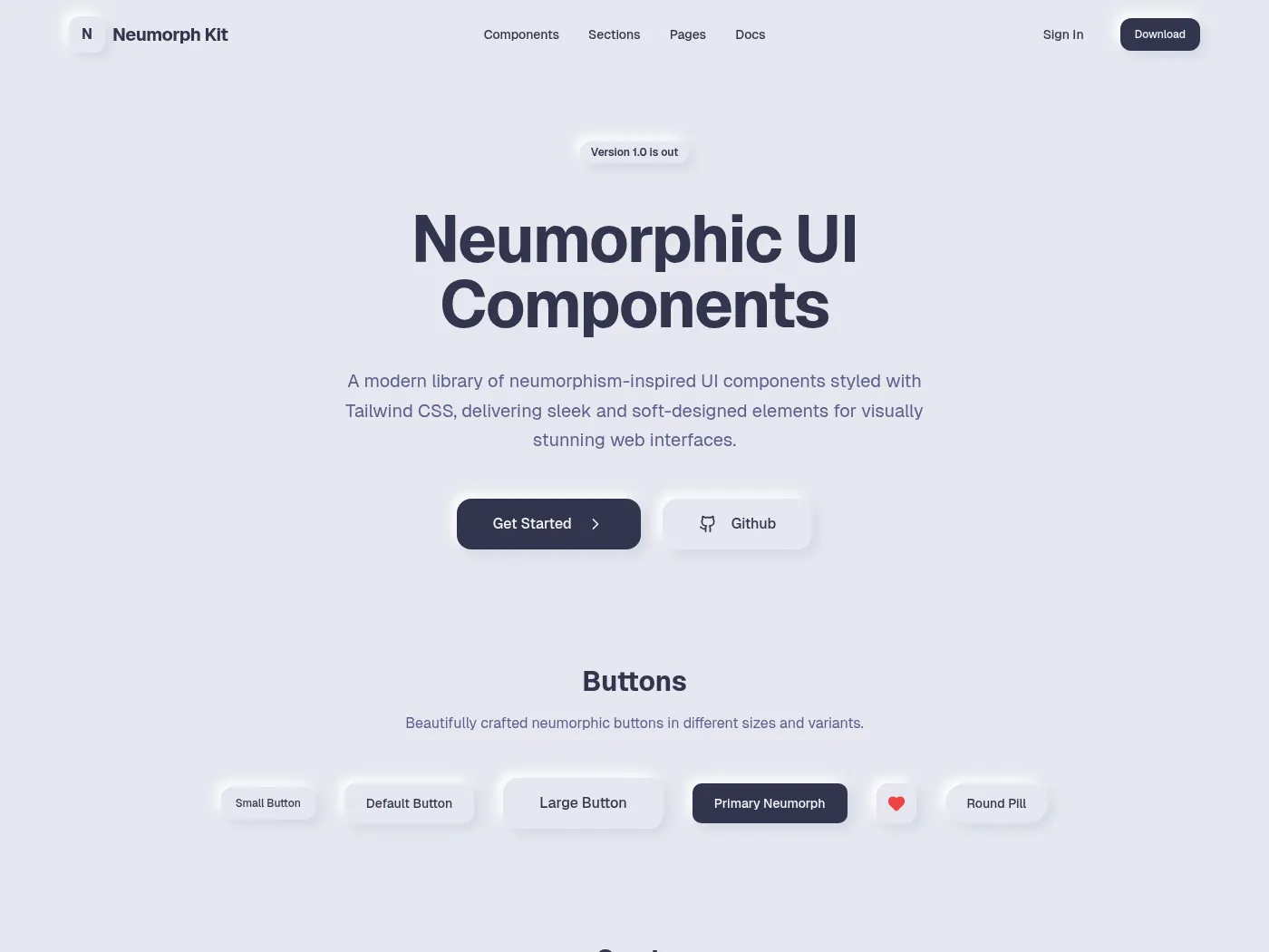 Neumorph UI Kit