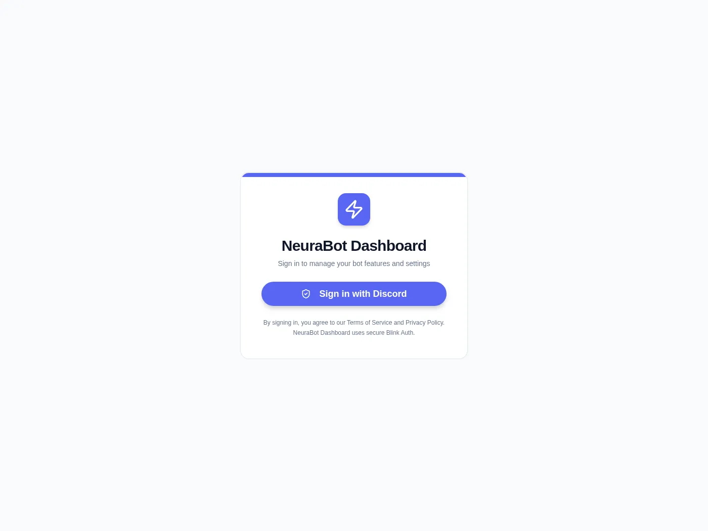 NeuraBot Dashboard