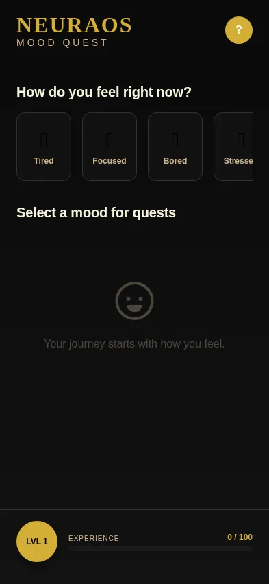 NeuraOS Mood Quest