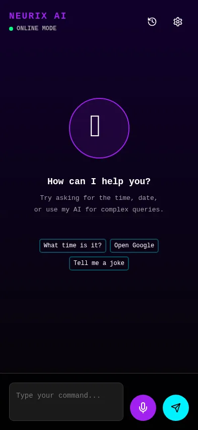 Neurix AI Voice Assistant
