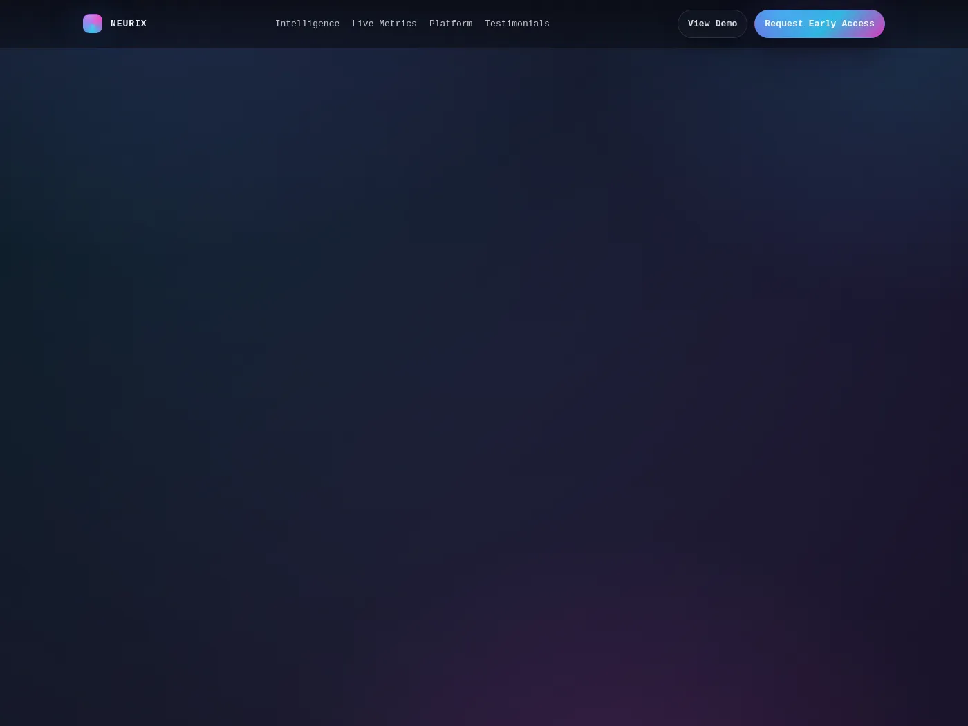 Neurix AI Landing Page