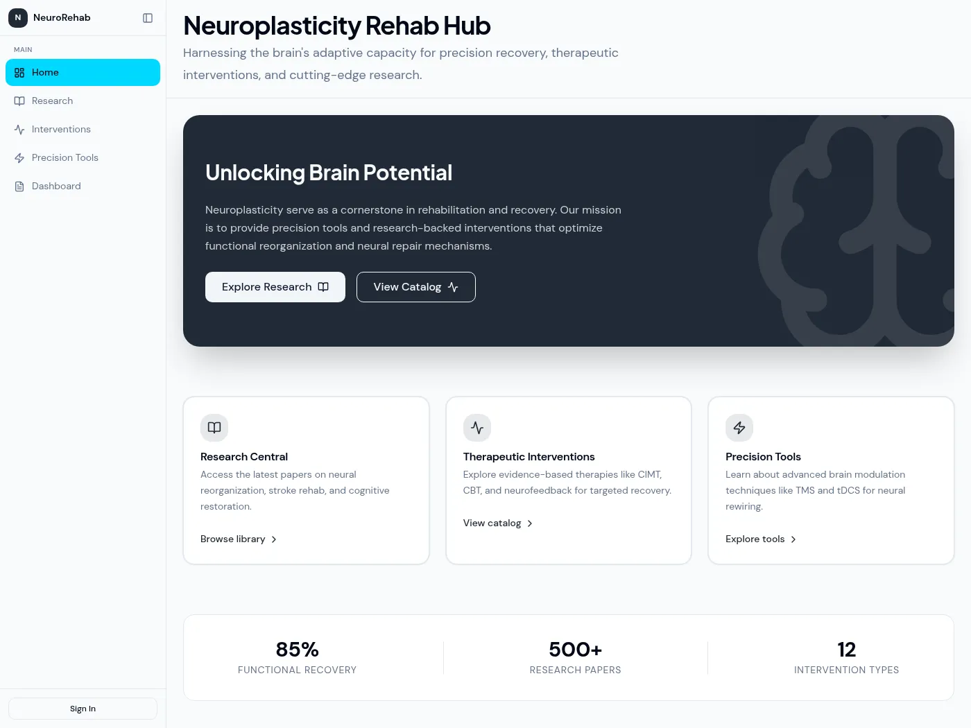 Neuroplasticity Rehab Hub