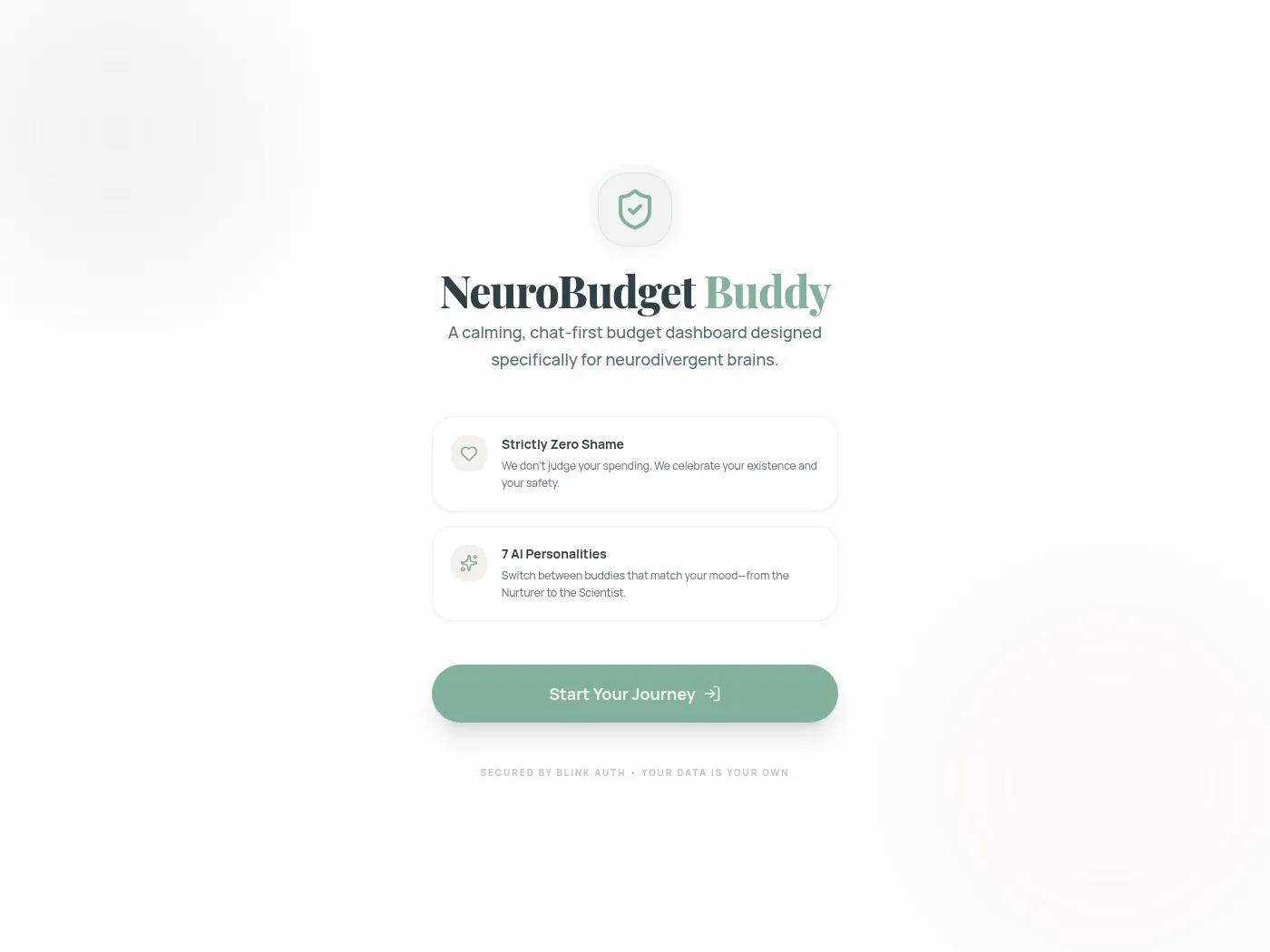 NeuroBudget Buddy