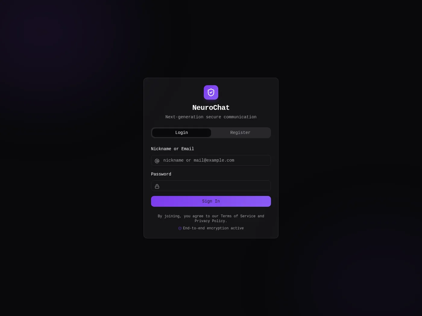 NeuroChat Messenger