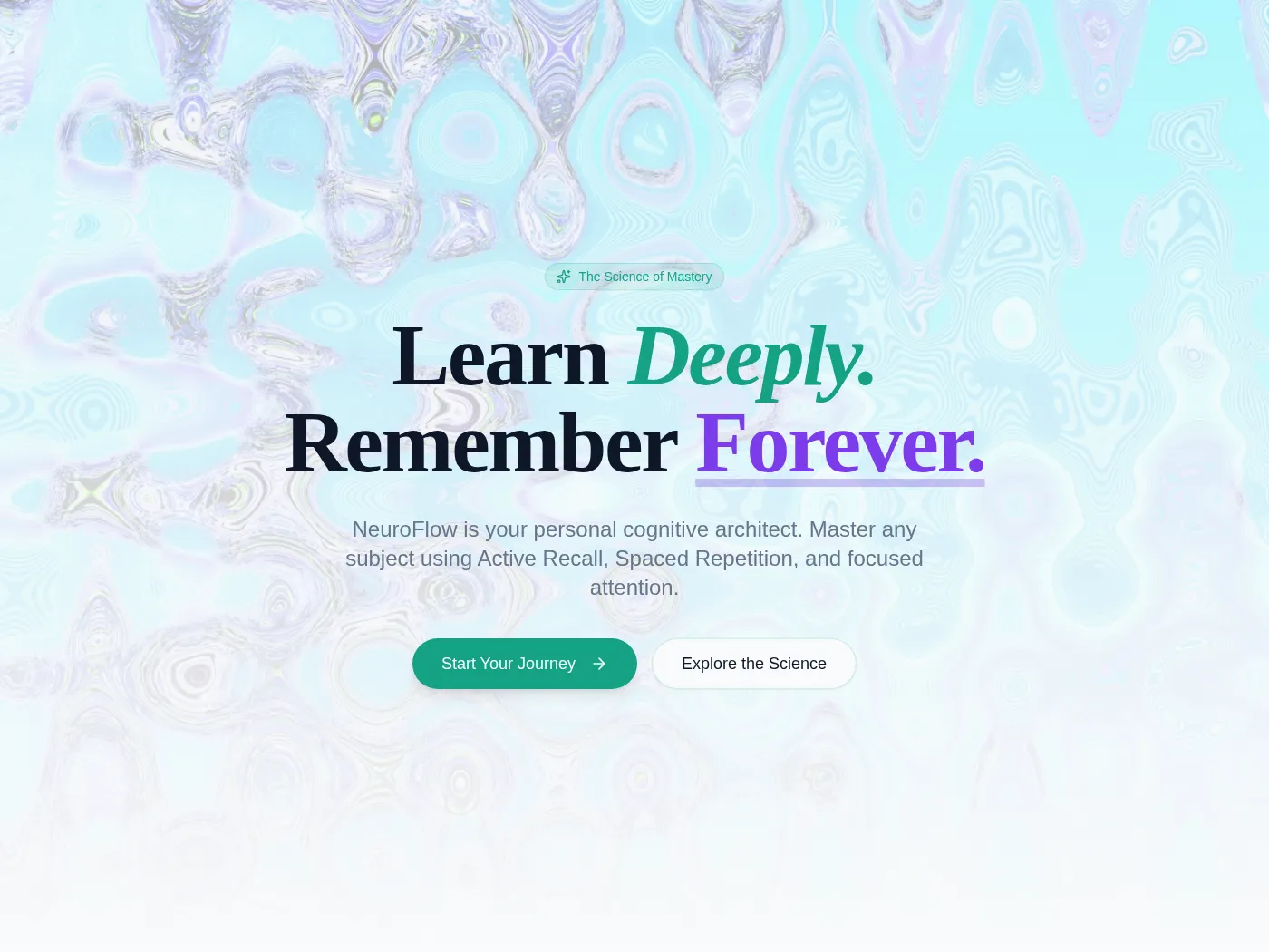NeuroFlow Learning Tracker