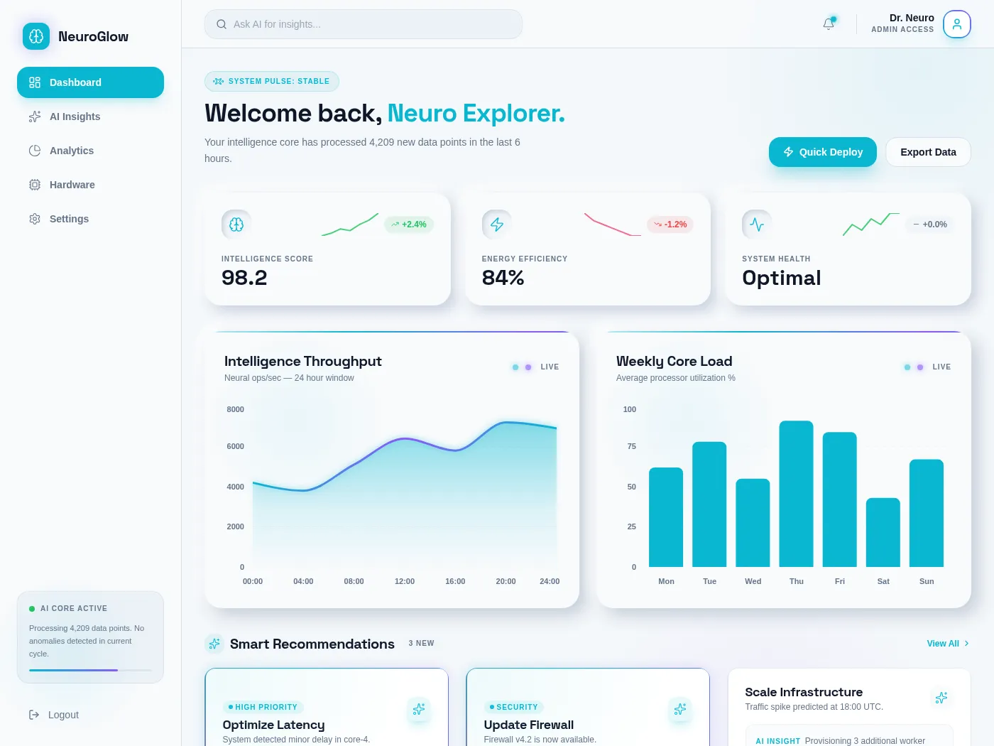 NeuroGlow UI Kit