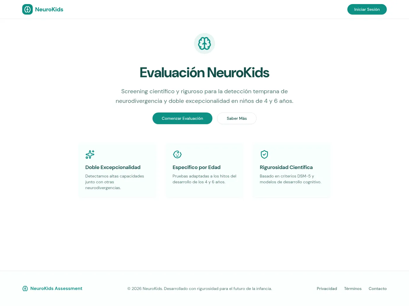 NeuroKids Assessment