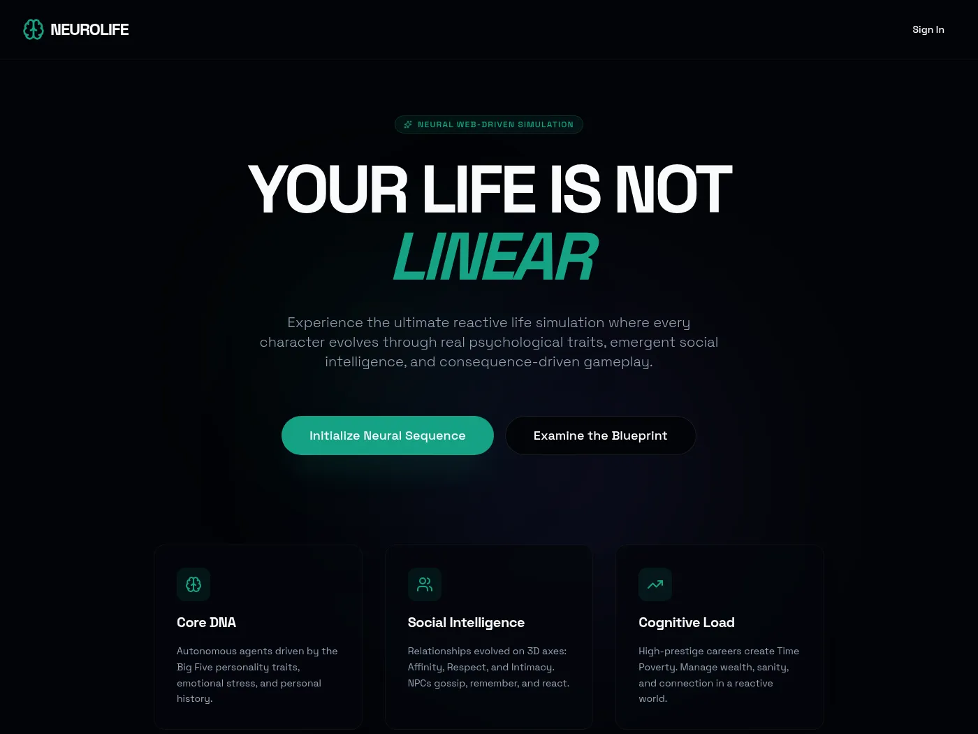 NeuroLife Simulation