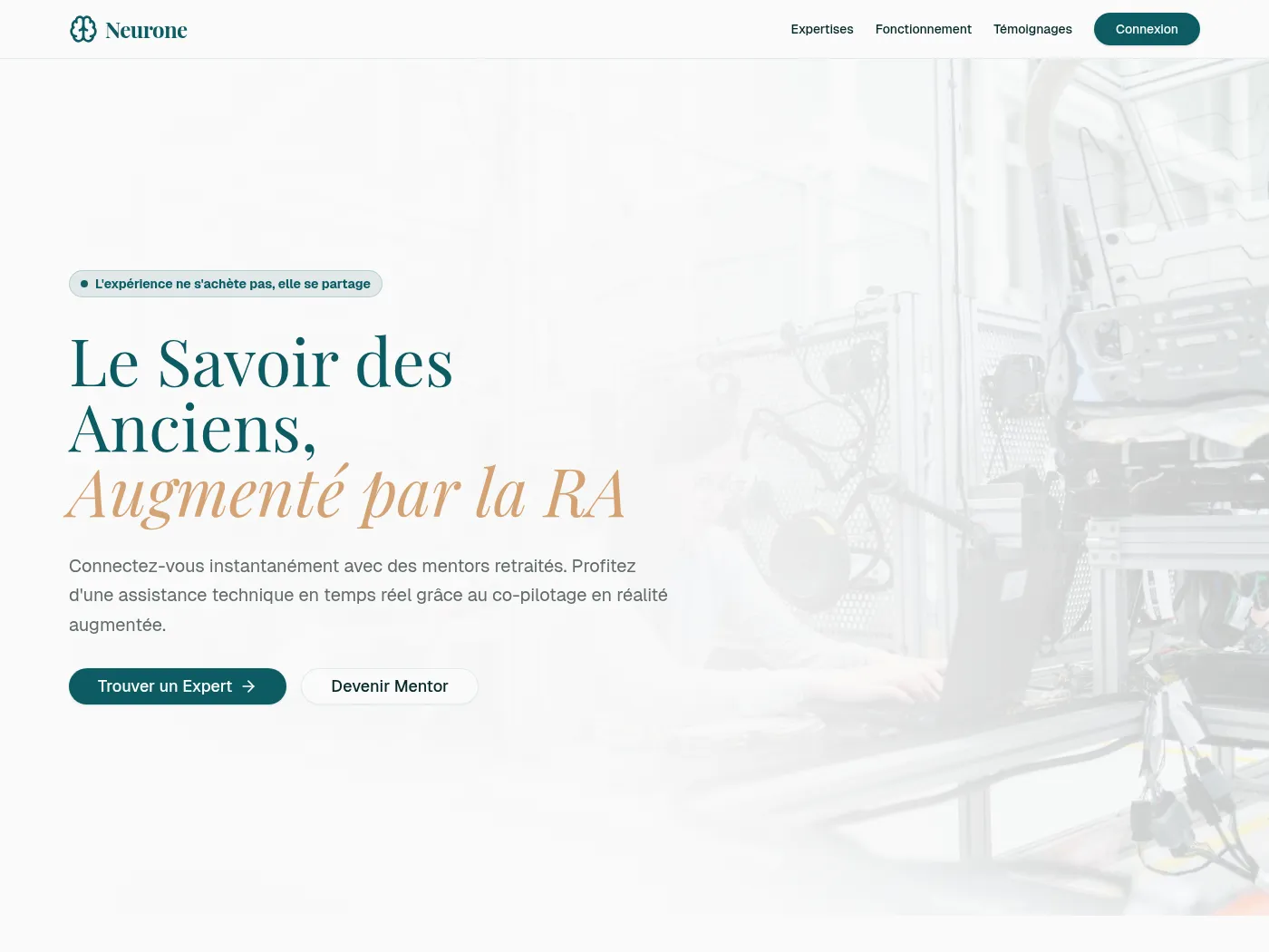Neurone AR Expertise Hub