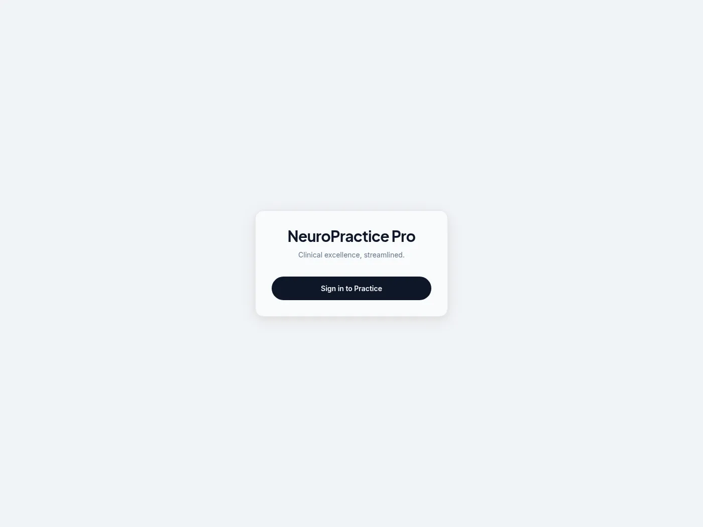 NeuroPractice Pro