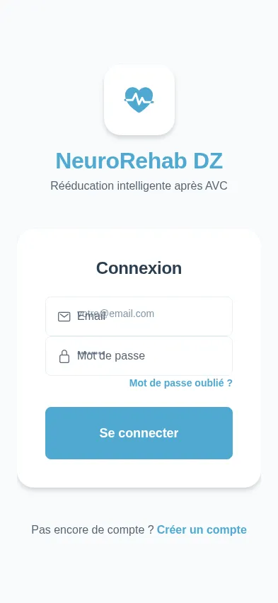 NeuroRehab DZ Mobile