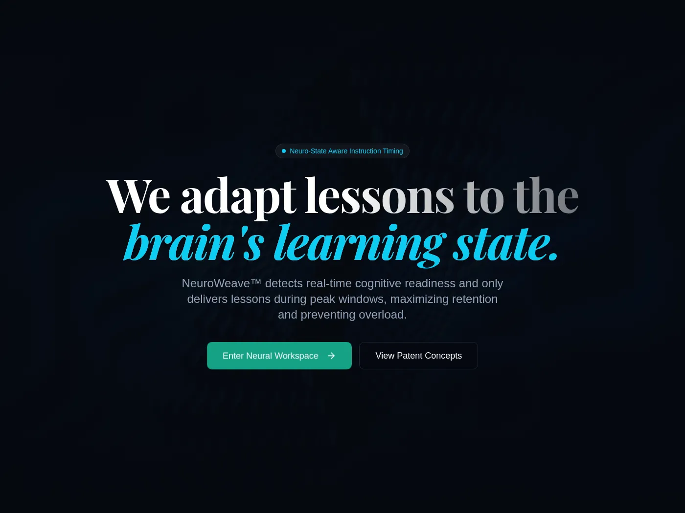 NeuroWeave Learning Optimizer