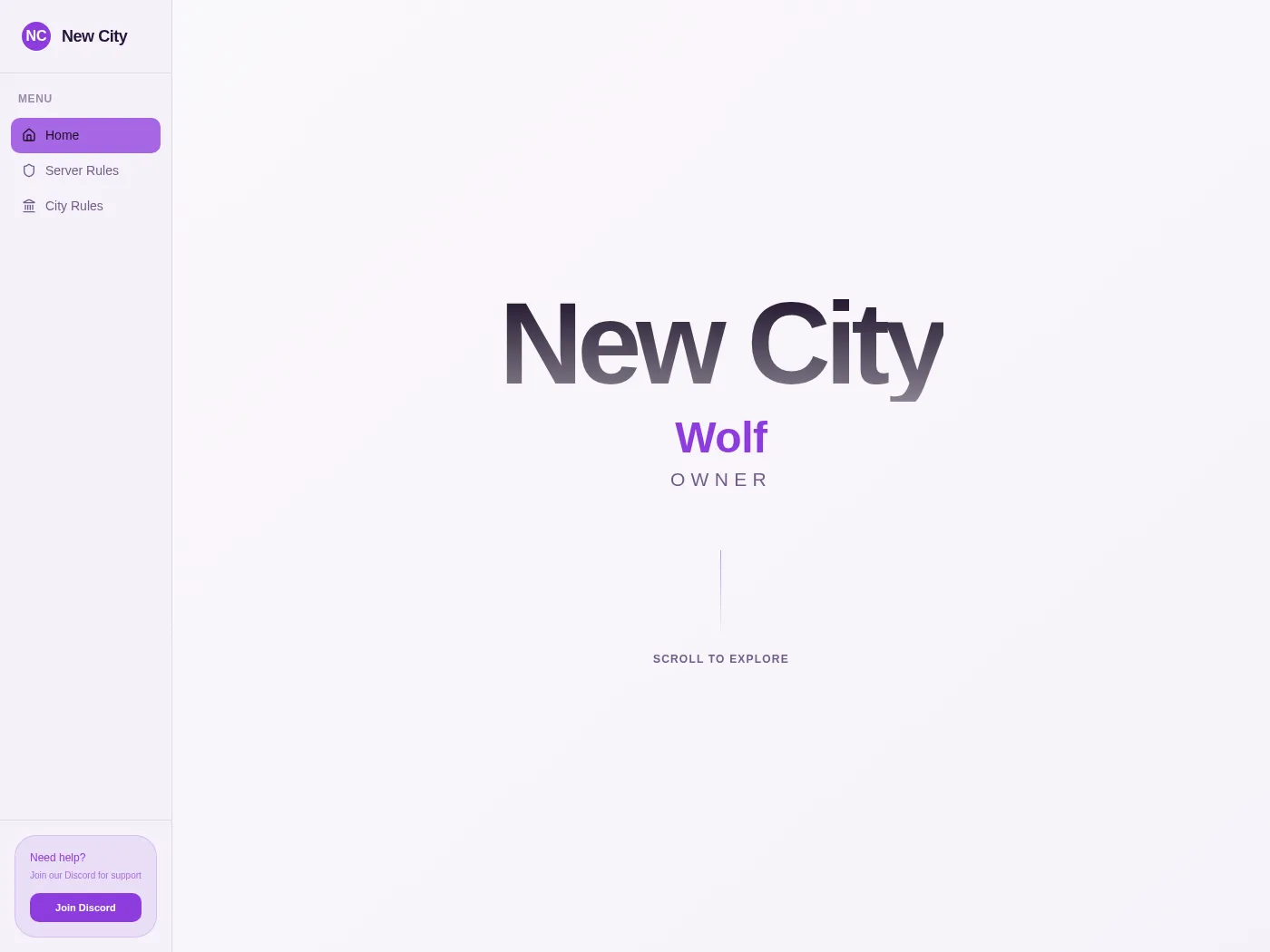 New City Rules