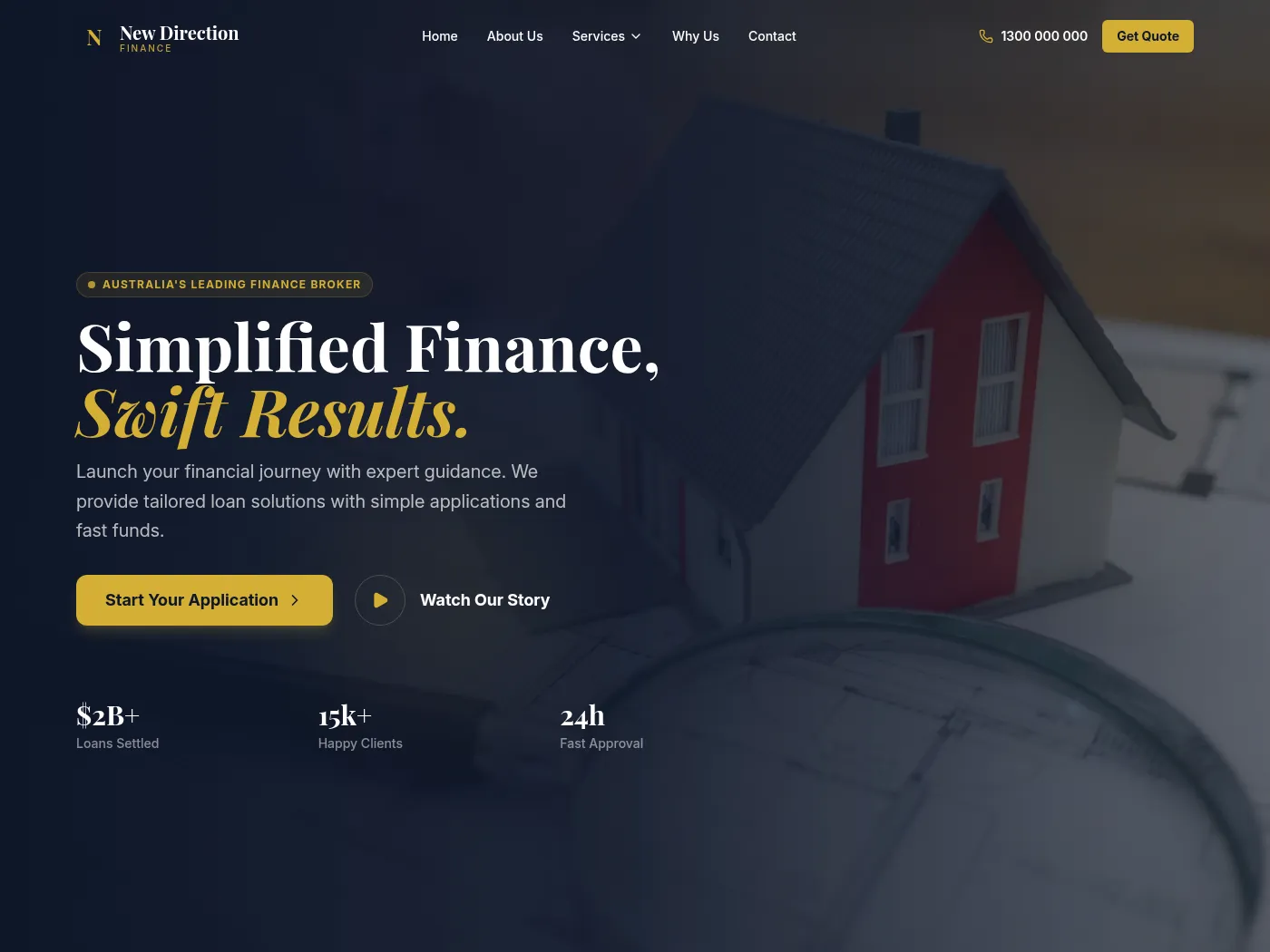 New Direction Finance Site