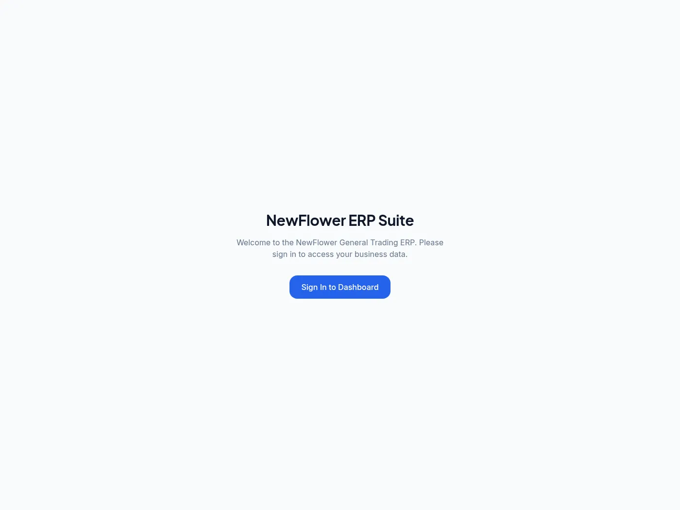 NewFlower ERP Suite