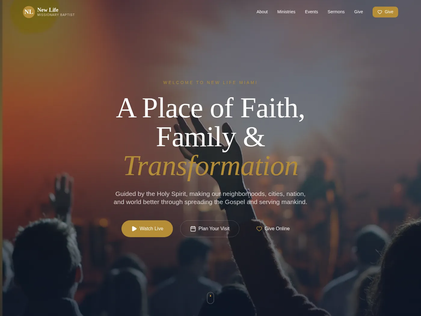 New Life Miami Website