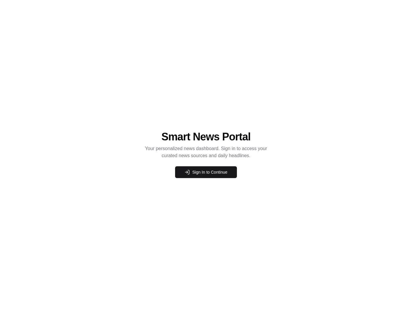 Smart News Portal