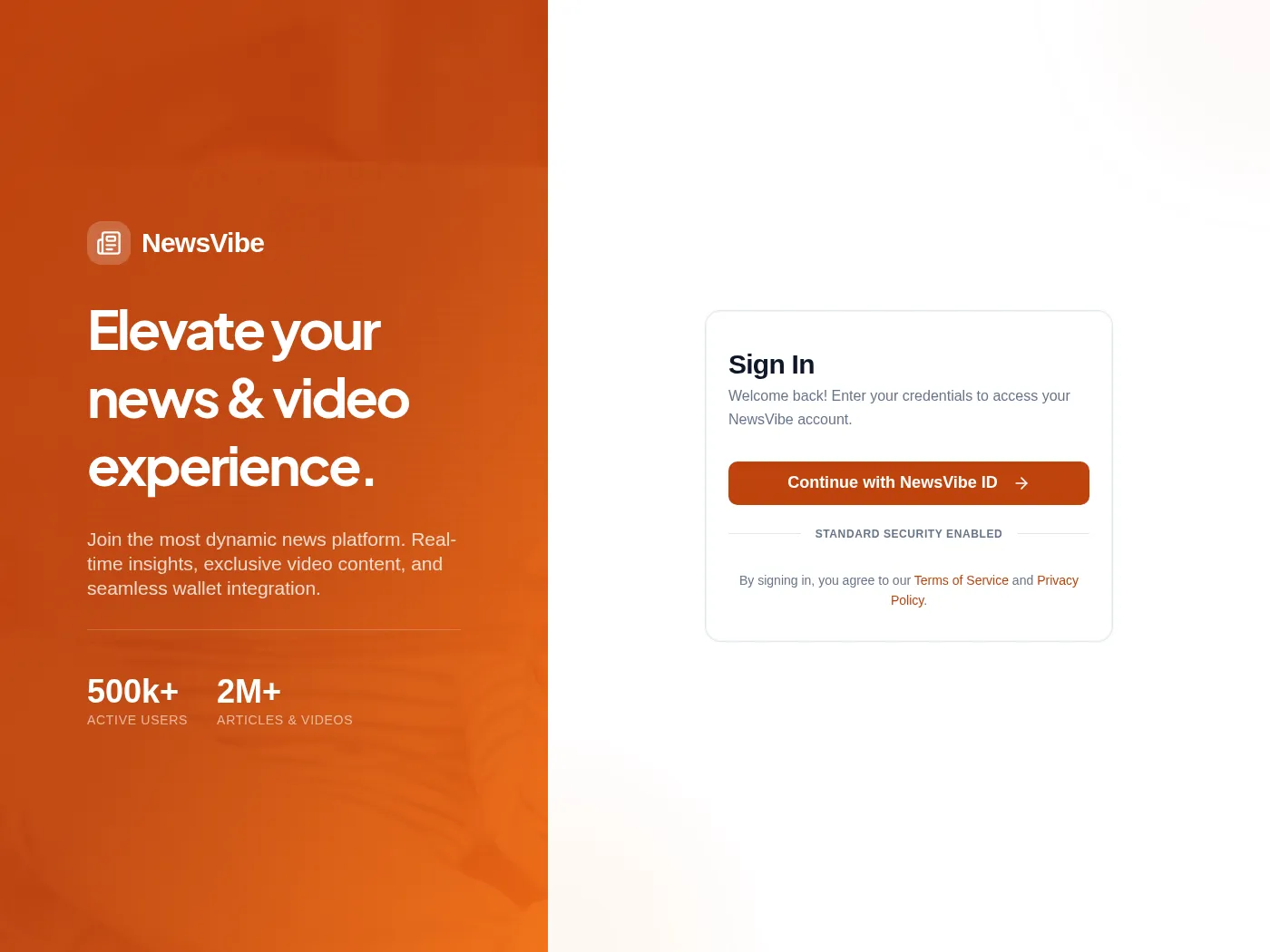 NewsVibe Platform Backend