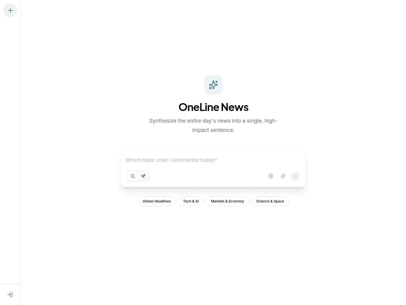 OneLine News Agent