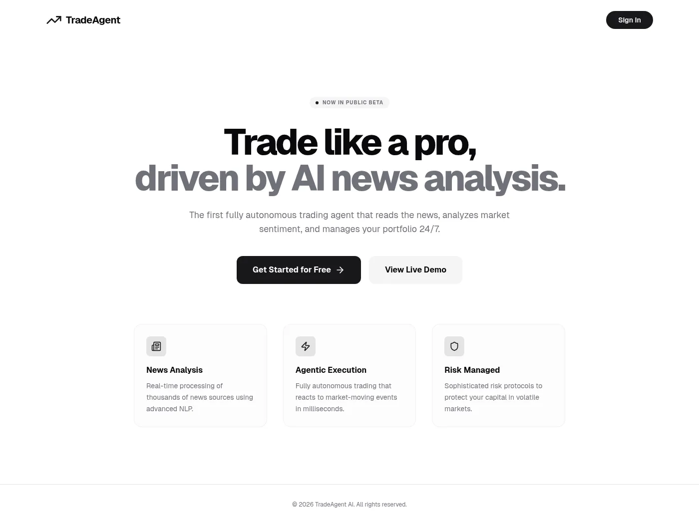 News-Driven Trading Agent