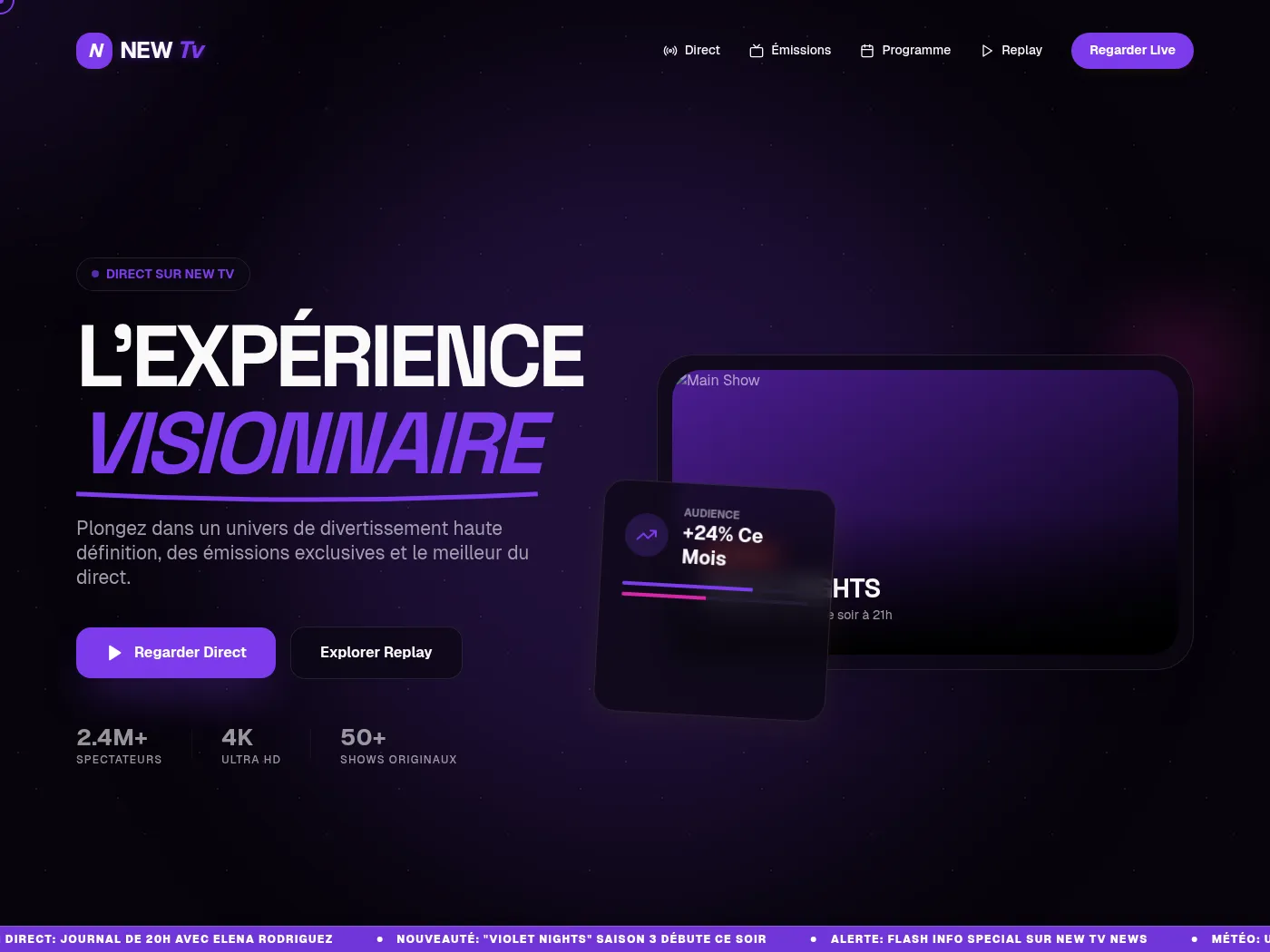 NEW TV Animated Site