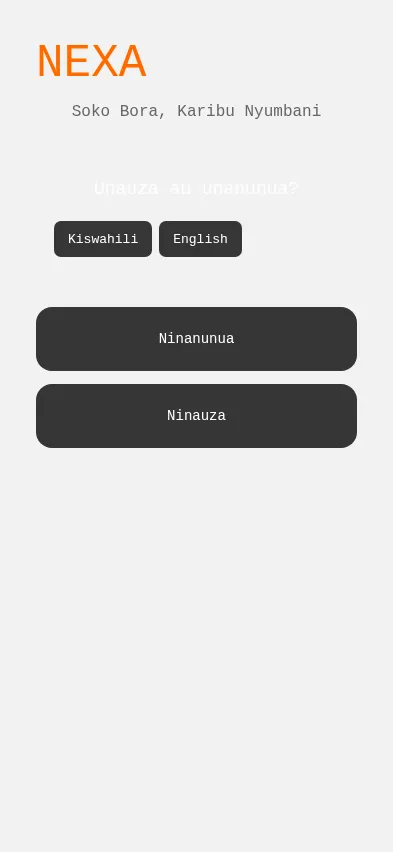 NEXA Tanzania Marketplace