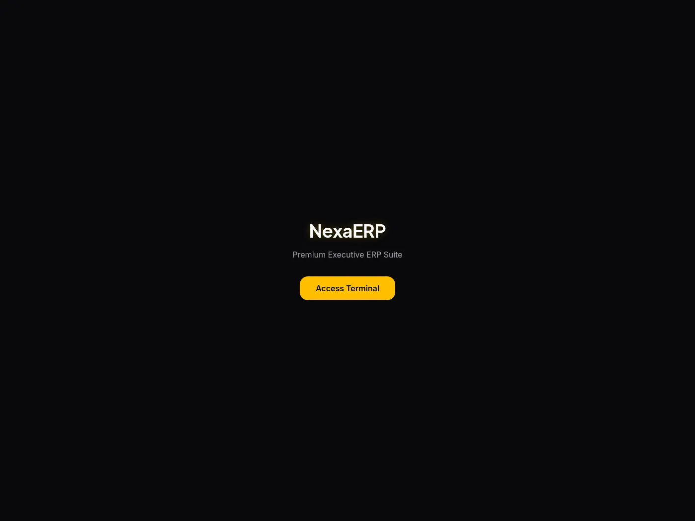 NexaERP Dark UI Suite