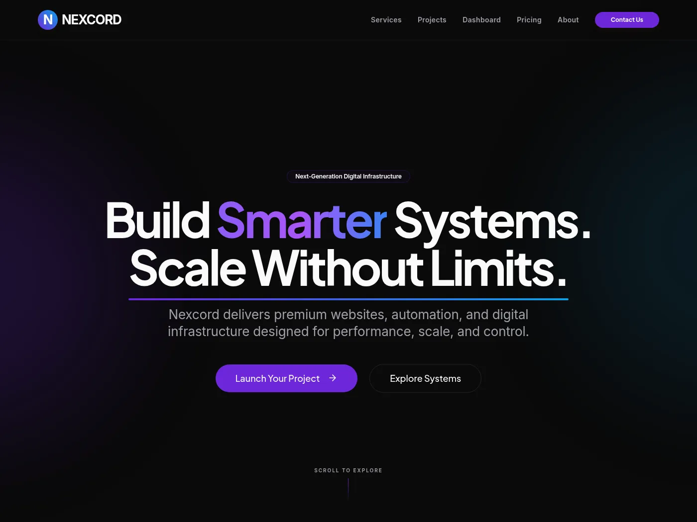 Nexcord Premium SaaS Website