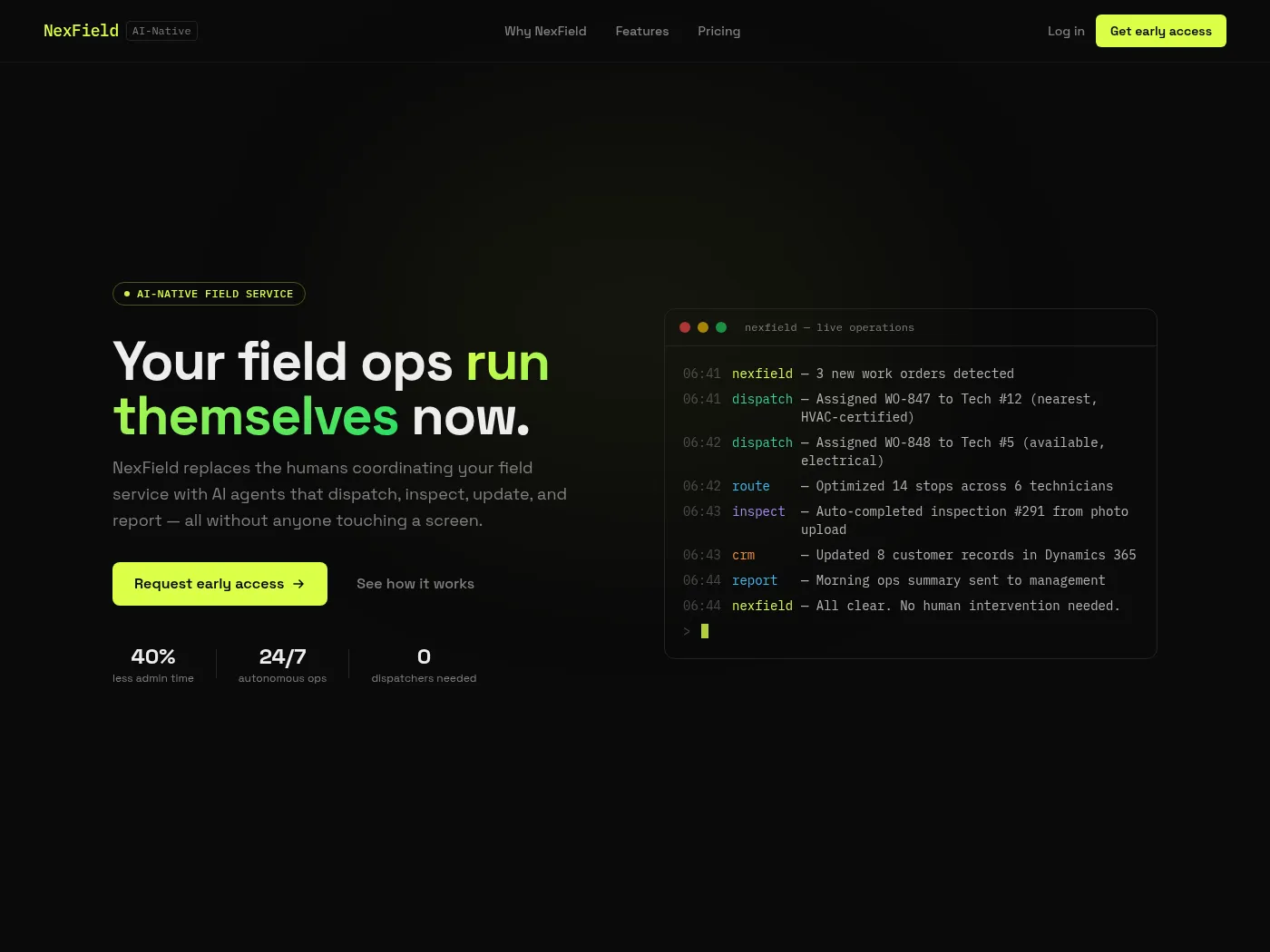 NexField Tech Clone