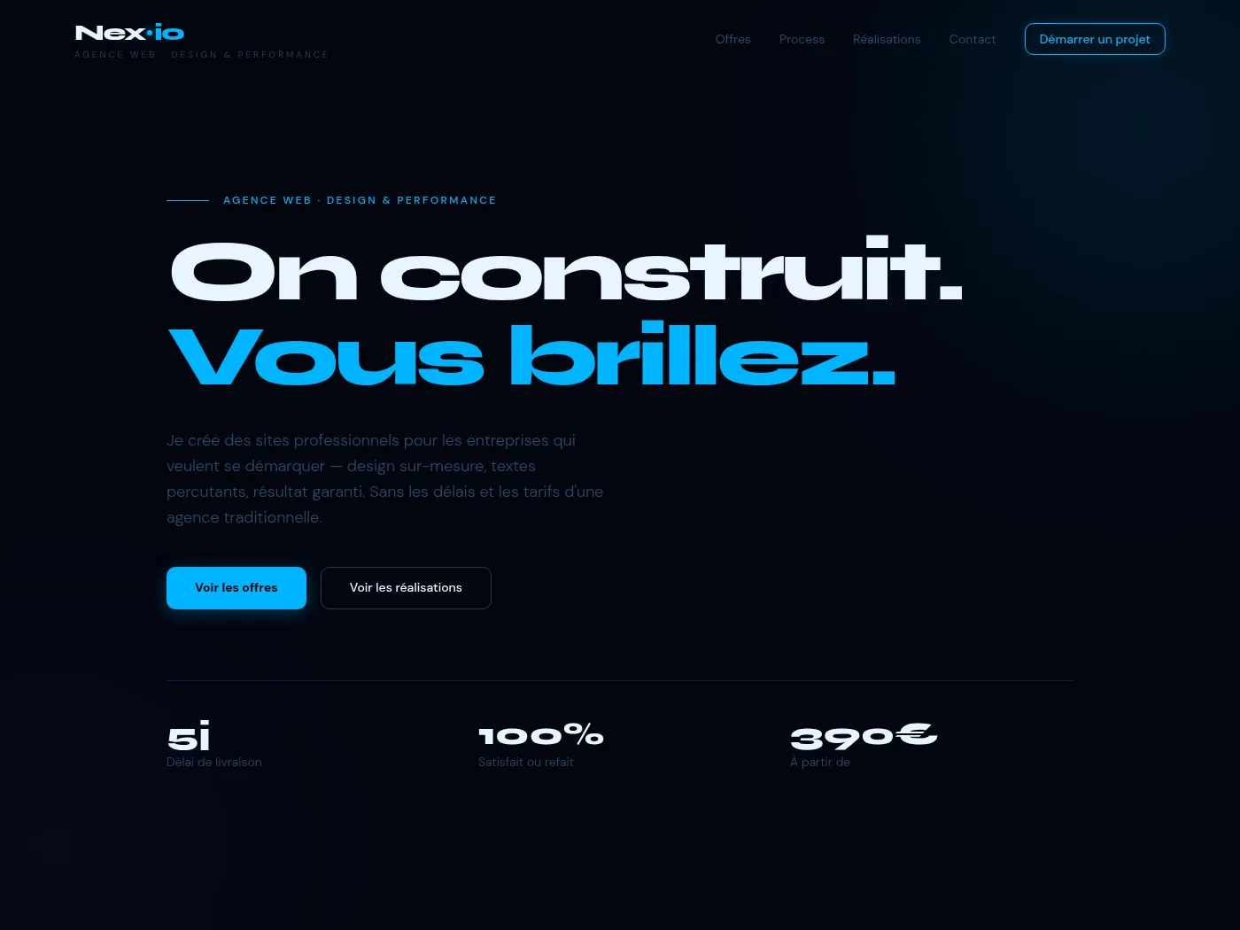 Nexio Web Agency Site