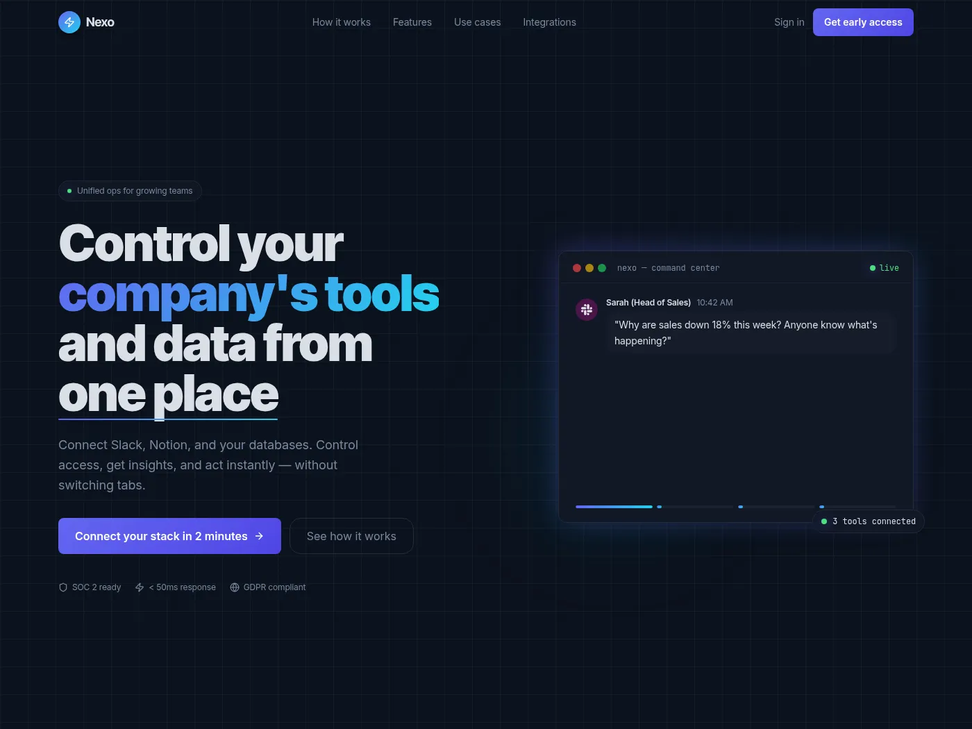 Nexo Command Center