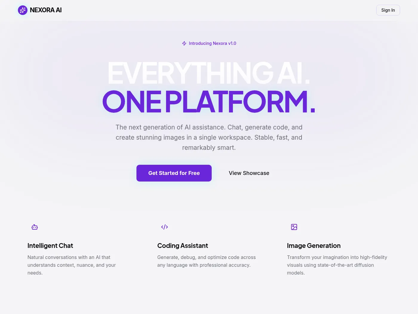 Nexora AI Platform