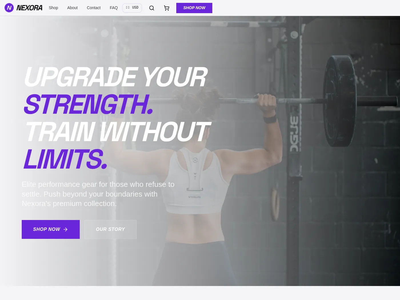 Nexora Fitness Store