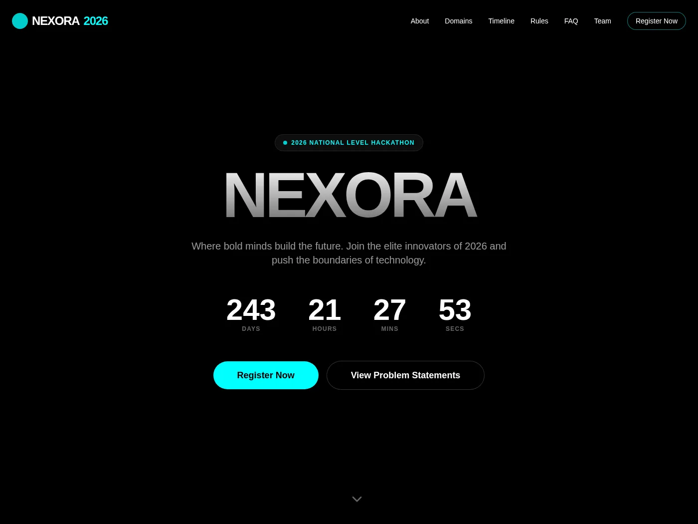 NexoraJCE 2026 3D Portal